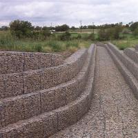 China 2*1*1m Woven Gabion Baskets Sea Defence Hexagonal Fence For Rock Retaining Walls for sale
