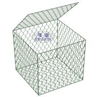 China Flexible Structure 4mm Wire Gabion Box Stone Filled Cage Size 2*1*1 M for sale