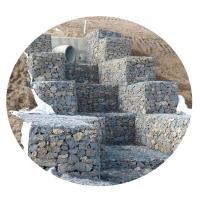 China Earth Retaining Wall 1m X 1m X 1m Gabion Box Fence Woven Three Twist Hexagonal Pvc Coating for sale