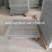 China Square Hole Collapsible Hesco Military Barrier Welded Steel Wire Mesh Defensive for sale