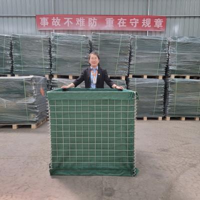 China 4.0mm Galvanized Steel HESCO Barriers for Defense for sale