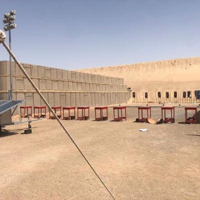 China Heavy Duty Hesco Defensive Barriers For Shooting Range for sale