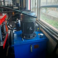 China Cutting Type Hydraulic Cylinder Cable Tray Making Machine For High Tensile Steel Material for sale