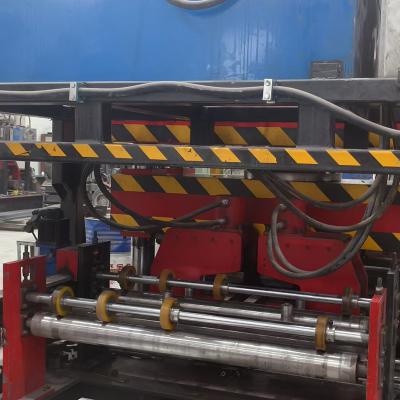 China PLC Control Vertical Split Body Cable Tray Forming Machine with Hydraulic Pressure 2mm Raw Material Thickness for sale