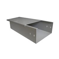 China 50mm GS Metals Cable Tray Straight Slot Enclosed Galvanised Steel Cable Tray for sale