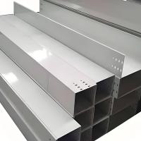 China Fire Resistance Cable Tray Slotted Wall Mount Metal Cable Management Tray for sale