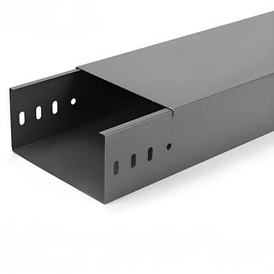 China Wall Mount Steel Slotted Cable Support Tray With Height Customization And Steel Material for sale