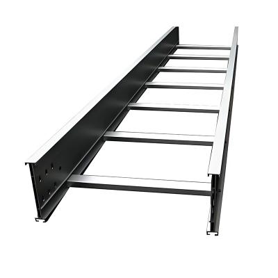China 1000mm Trough Type Cable Tray 500kg Load Ladder Type Tray Wall Mounted for sale