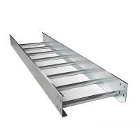 China 100mm-1000mm Wire Ladder Rack / Galvanized Cable Runway Ladder Rack for sale