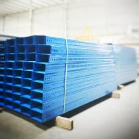 China Medium Duty Gs Metals Cable Tray 50mm Galvanised Steel Cable Tray for sale
