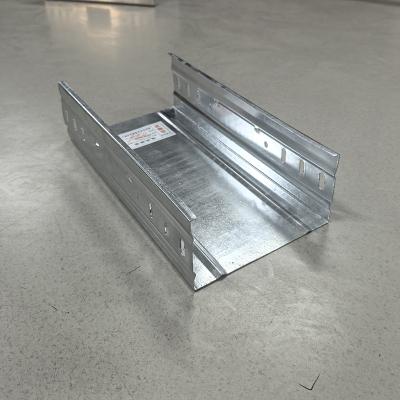 China Non Flammable Cable Tray Construction Ventilated Cable Tray 50mm-1000mm for sale