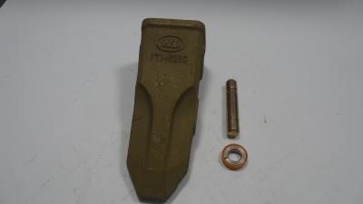 China Yellow Black Digger Bucket Teeth 38-42HRC with Lock Pin and Retainer 7T3408 8E8409 for Excavator Models for sale