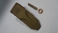 China Yellow Black Digger Bucket Teeth 38-42HRC with Lock Pin and Retainer 7T3408 8E8409 for Excavator Models for sale