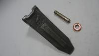 China Silver Excavator Bucket Tooth Point 2713-1221 for DH150RC with HRC 48-52 Hardness and Pin Installation for sale