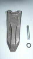 China Alloy Steel Excavator Bucket Teeth 2713-1236RC with 153mm Pins for Doosan DH420/500 Models for sale