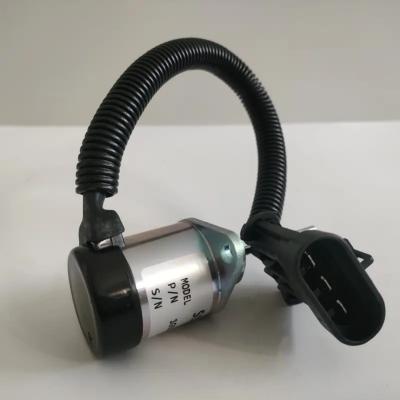 China 6691498 Fuel Shut Off Solenoid Valve 12v 1G925-60011 for Skid Steer Excavator 12VDC 24VDC for sale