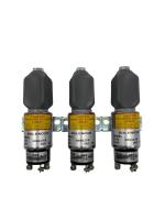 China 24V Fuel Shut Off Solenoid Valve 3864274 R225-7 LG920D S6K Excavator Engine Stop Solenoid Valve for sale