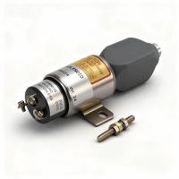 China 24V Fuel Shut Off Solenoid Valve 3864274 R225-7 LG920D S6K Excavator Engine Stop Solenoid Valve for sale