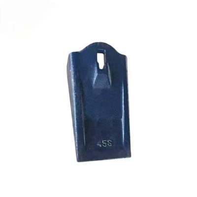 China Universal Mining Heavy-Duty Forged Alloy Steel Excavator Teeth 45S for Excavator Rock Bucket for sale