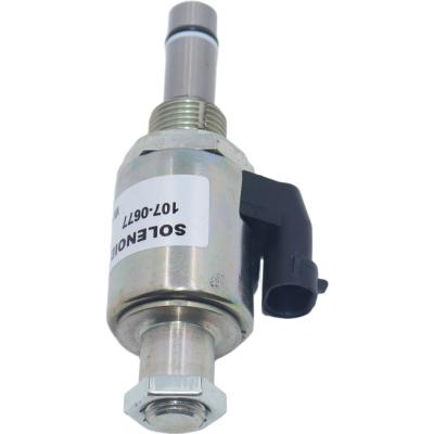 China Excavator Spare Parts Solenoid Valve 107-0677 24V DC  for 3412E 3408E Engine Excavator for sale