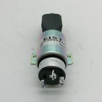 China 3864274 Fuel Shutoff Solenoid Valve 24V DC Excavator Spare Parts for R140LC-9 R210W-9 R220LC-9S Excavator for sale