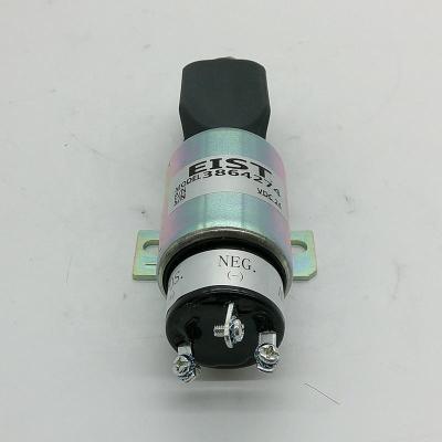 China 3864274 Fuel Shutoff Solenoid Valve 24V DC Excavator Spare Parts for R140LC-9 R210W-9 R220LC-9S Excavator for sale