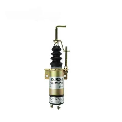 China 320D 321D 323D Excavator Hydraulic Solenoid Valve 36607198 366-07198 24V DC for sale