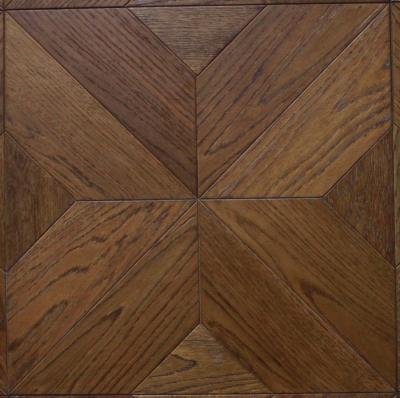 China White Oak Parquet Tiles Engineered Wood Flooring Customized Design for sale