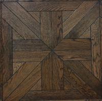 China White Oak Engineered Parquetry Tiles Versailles Panels Flooring Custom Designs for sale