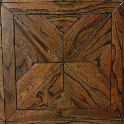 China High Durablity Elm Wood Parquet Floor 450mm X 450mm X 15/2mm for sale