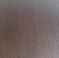China Ipe Stained Sapele Engineered Hardwood Flooring Smooth Finishing for sale