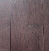 China HDF Hickory engineered wood flooring with HDF core, many stains available for sale