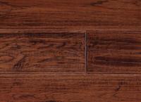 China Hickory Solid Hardwood Flooring,handscraped & distressed surface, character grade, different colors available for sale