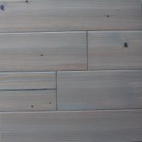 China Handscraped Pine Engineered Hardwood Flooring With Color Stained for sale