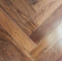 China American Walnut Herringbone Engineered Wood Flooring 450 x 90 x 18MM with 25 Years Residential Warranty and Janka Hardness 1010 psi for sale