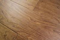 China multi layers Birch Engineered wood Flooring, handscraped and stained color for sale