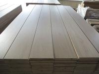 China Brushed Stained Russian White Oak Floors 300mm Wide Engineered Oak Flooring for sale