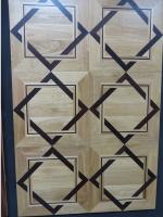 China Brushed Oak Engineered Wood Flooring Engineered Versailles Panels 350-700mm for sale
