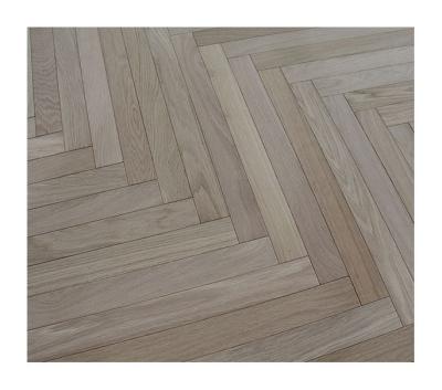 China 2 Ply Herringbone Parquet Oak Wood Flooring To Italy, 500 x 50MM for sale