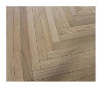 China 2 Ply Oak Herringbone Parquet Flooring 1000x50MM Wide Plank Oak Wood Flooring for sale
