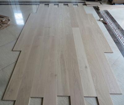 China Selected Grade Oak Engineered Hardwood Flooring To USA, Invisible Natural Color for sale
