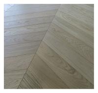 China European Oak Chevron Parquet Flooring 550 X 90 X 10MM 60 Degree 2 Layers for sale
