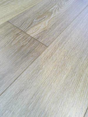 China Smoked White Washed Oak Engineered Flooring Prefinished With Uv Lacquer for sale