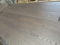 China Grey Stained Russian Oak Flooring Matt 18mm Engineered Oak Flooring for sale