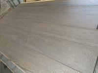 China Grey Stained Russian Oak Flooring Matt 18mm Engineered Oak Flooring for sale