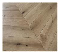 China 60 Degree Engineered Wood Chevron Flooring With 820 X 150 X 14/4MM Size for sale