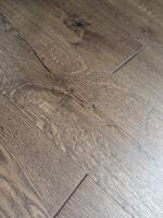 China Brown Stained White Oak Engineered Wood Flooring With Character Grade for sale