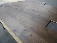 China Brown Stained White Oak Engineered Wood Flooring With Character Grade for sale