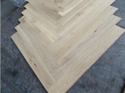 China Unfinished Prefinished Herringbone Flooring French Oak Engineered Wood Flooring for sale