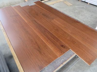 China click jointed wide plank American Walnut engineered hardwood flooring to India for sale